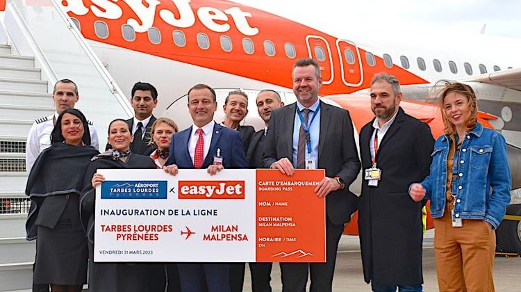 DÉCOLLAGES – easyJet a ouvert une liaison entre Tarbes-Lourdes et Milan ...