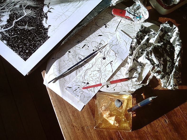 Vincent Marco sublime la traditionnelle encre de Chine. - PresseLib