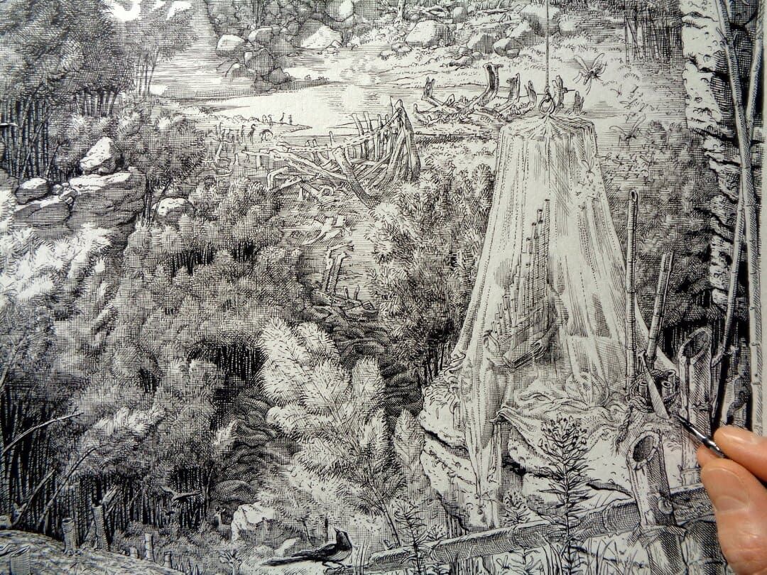 Vincent Marco sublime la traditionnelle encre de Chine. - PresseLib