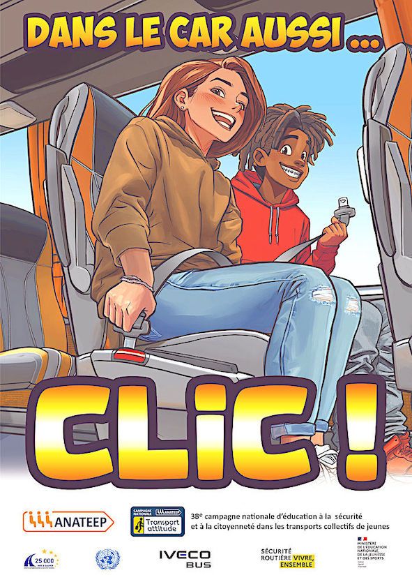 CLIC ! - Ceinture attachée et car gratuit dans les Landes - PresseLib